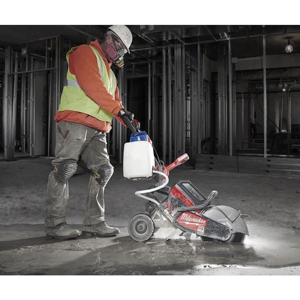 Concrete Saw 14″ Battery Electric Milwaukee MX with Cart - Howe Lumber